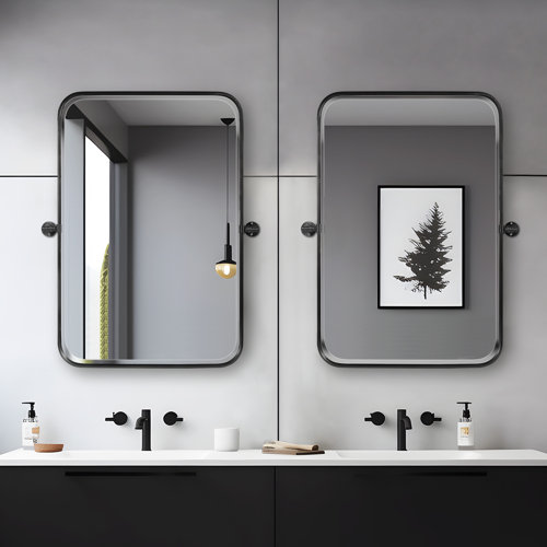 Trent Austin Design® Orton Metal Wall Mirror with Adjustable Tilted ...