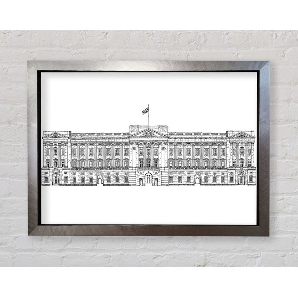 Bright Star Buckingham Palace Drawing - Single Picture Frame Art Prints ...