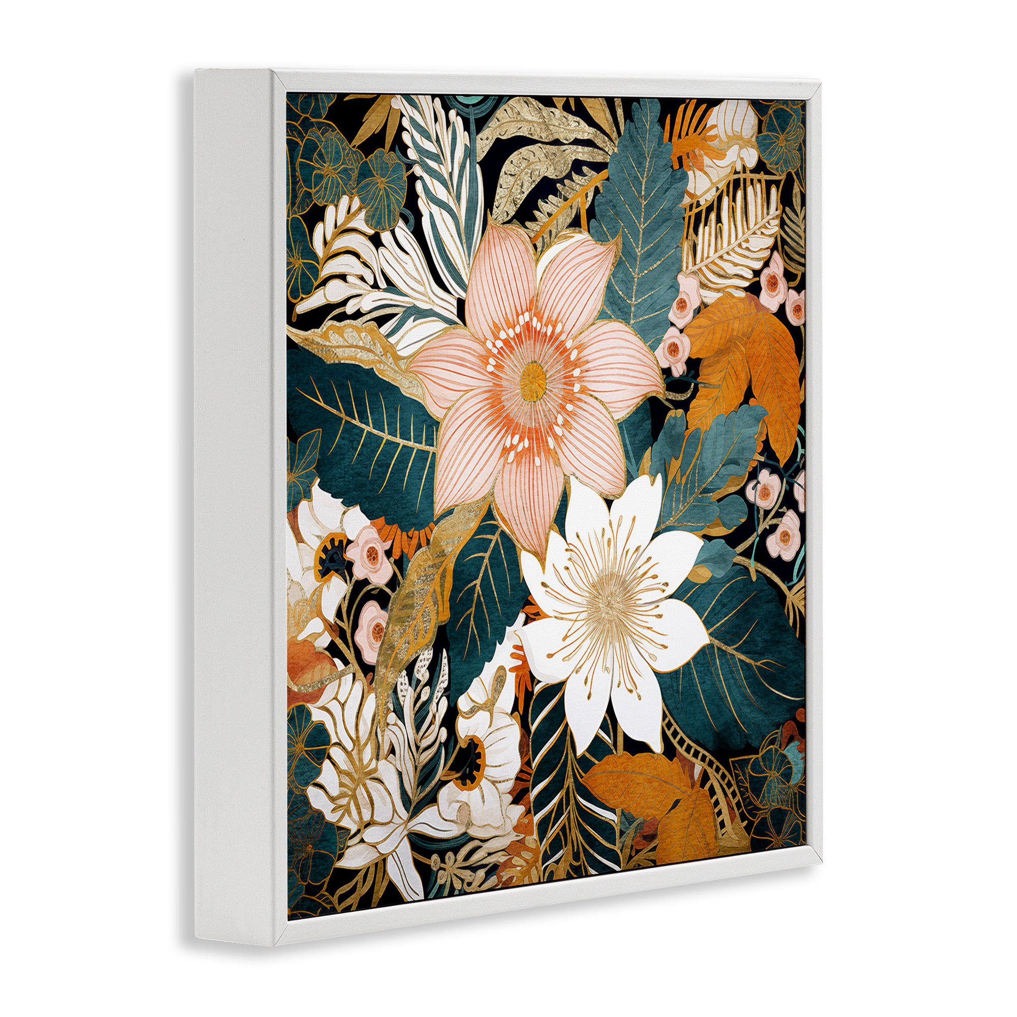Dakota Fields Boho Flower Pattern Giclee Art by Sasha | Wayfair