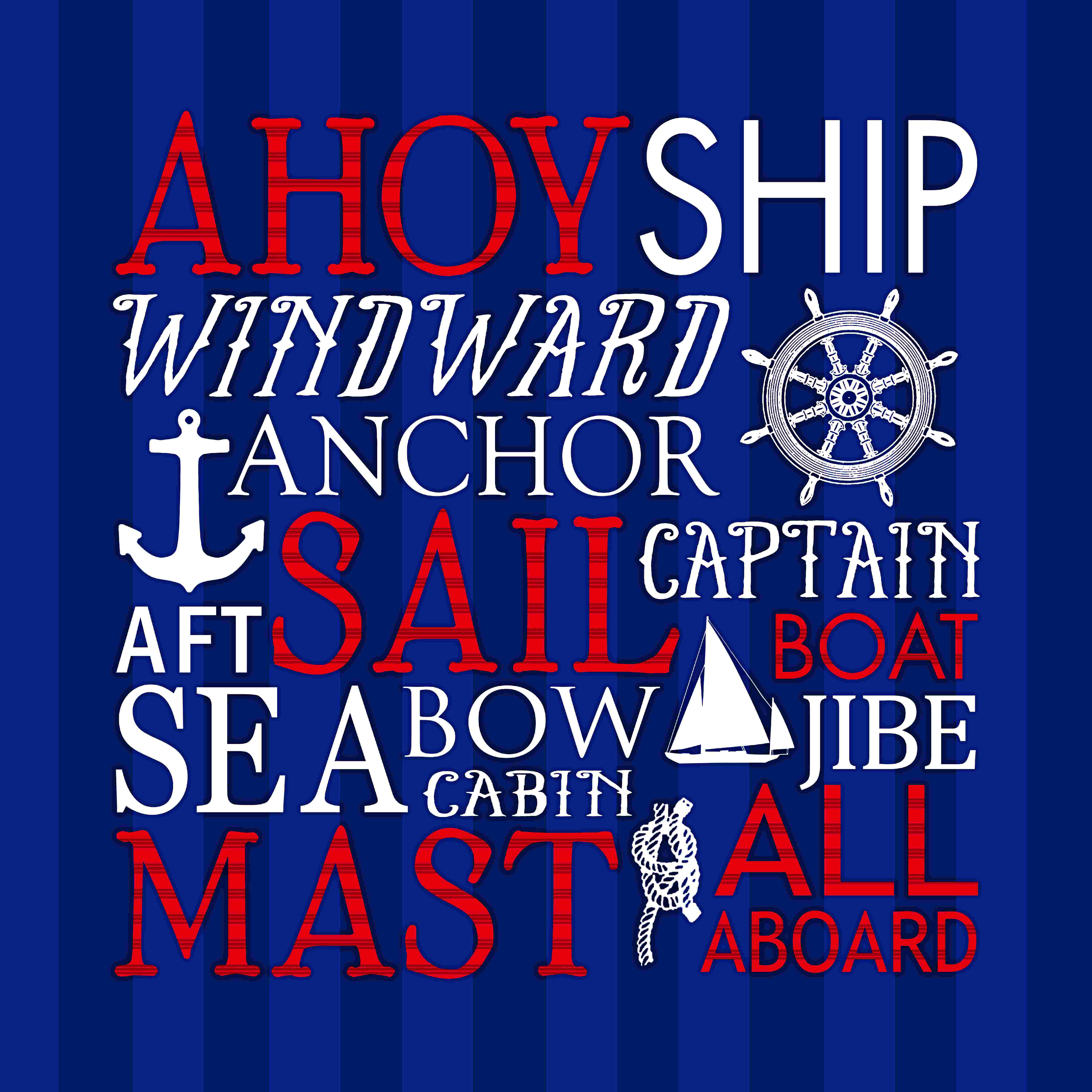 Breakwater Bay Nautical Phrases Wrapped Canvas Print - Wayfair Canada