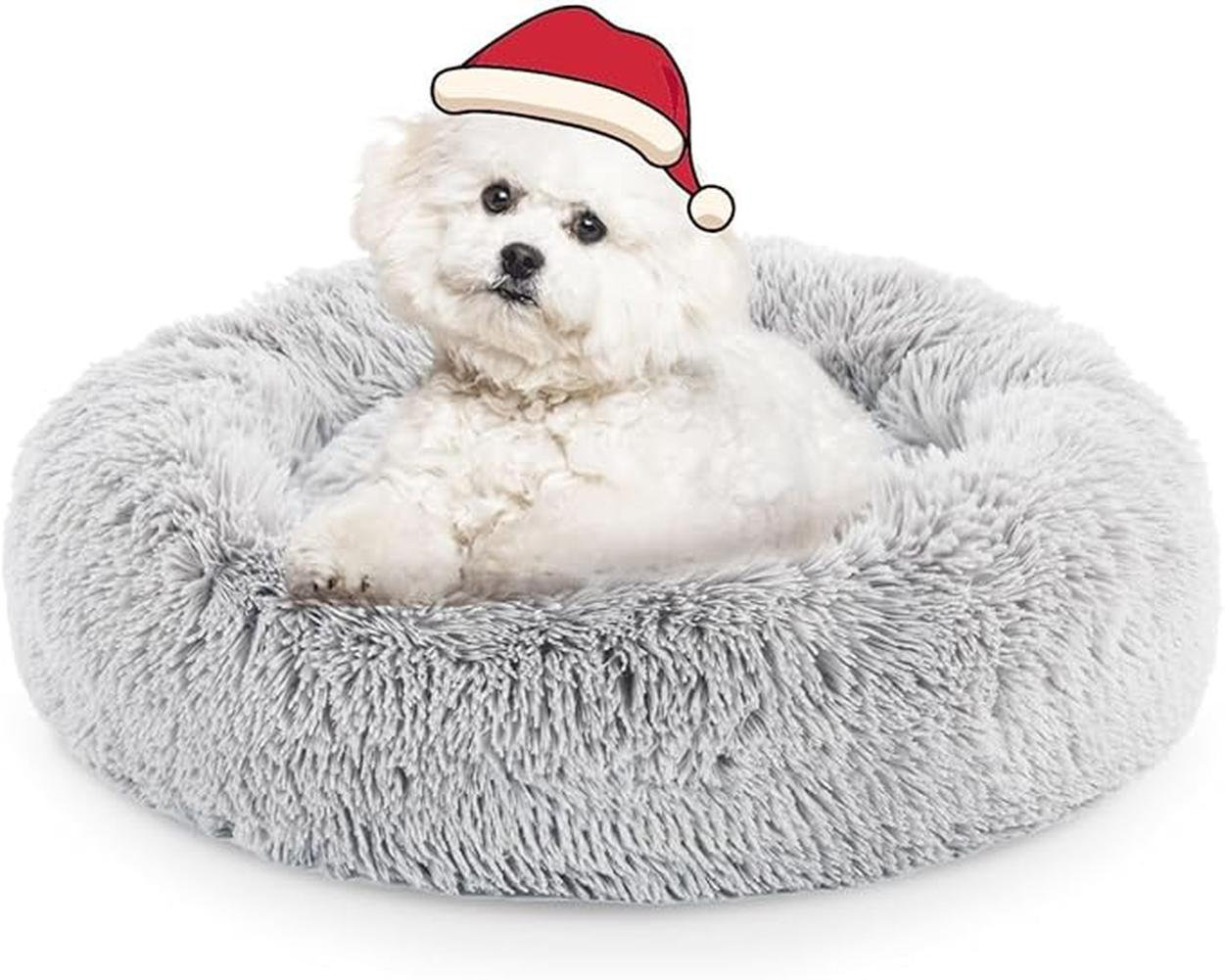 Archie & Oscar™ 24" Calming Cuddle Donut Bed for Dogs and Cats | Wayfair
