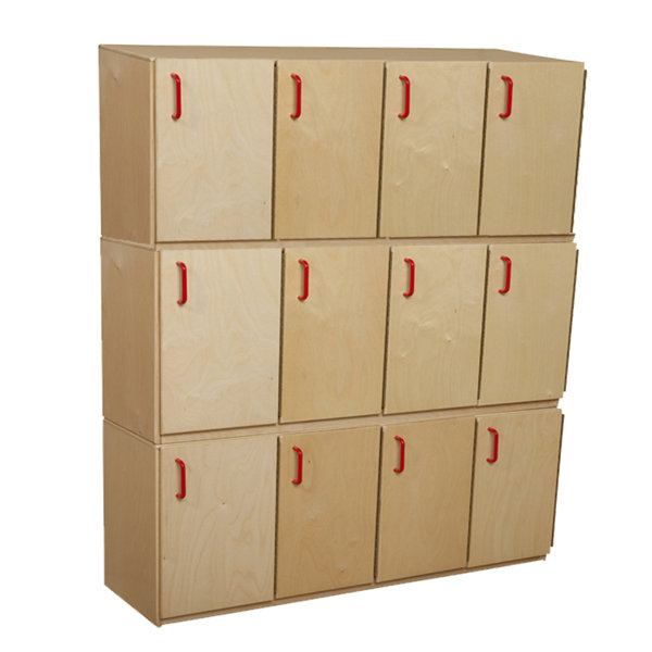 Wood Designs Stacking Locker - Three Units - Wayfair Canada