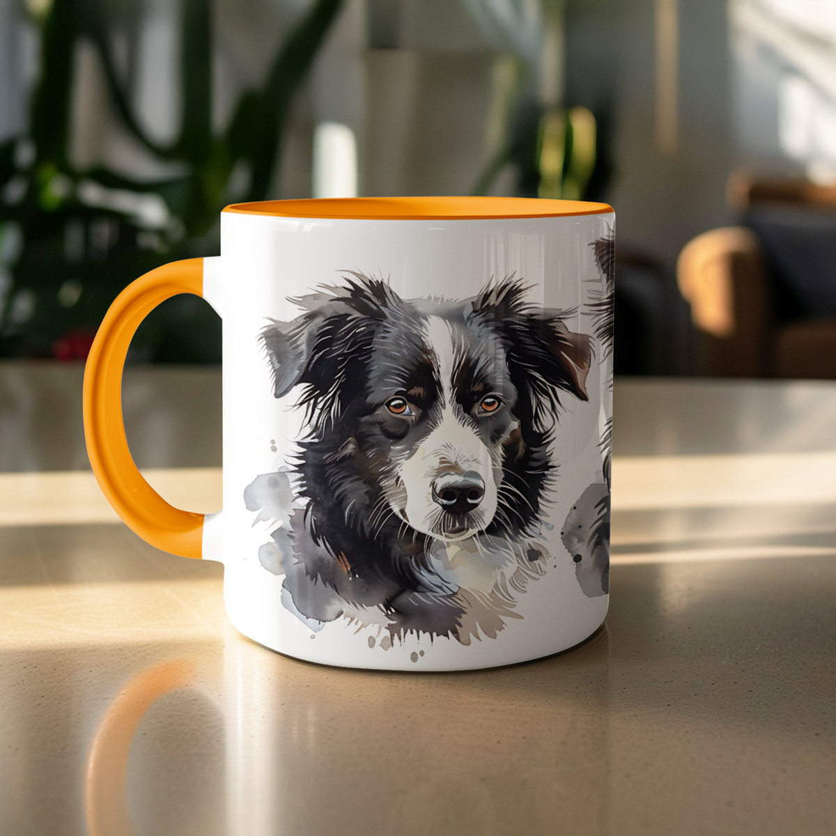 East Urban Home Set of 2 – Miniature Pinscher Puppy Design 11oz Coffee ...