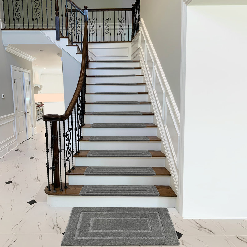 Latitude Run® Ravleen Stair Tread 14pcs With 1pcs Match Landing Mat ...