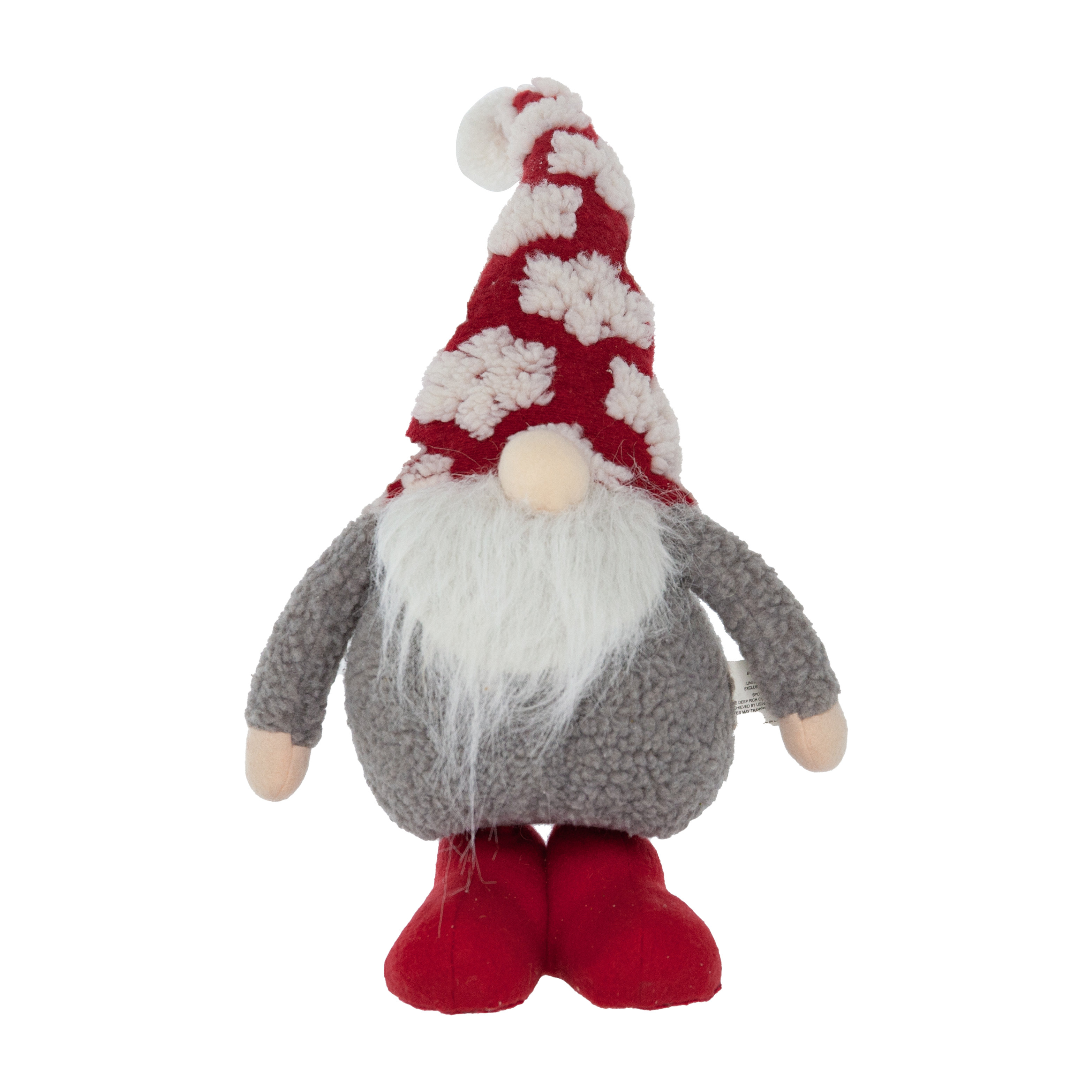 The Holiday Aisle® Standing Round Gnome with Snowflake Hat | Wayfair