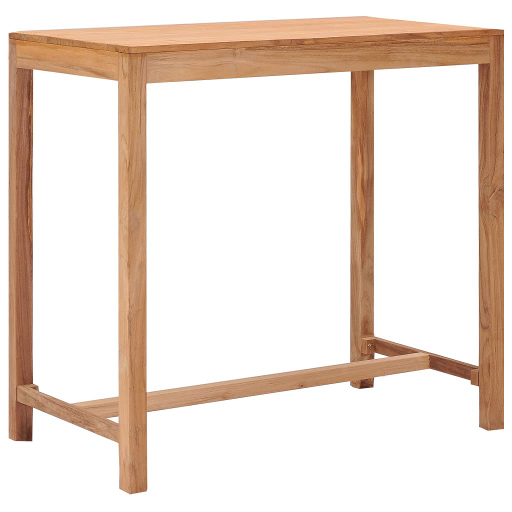 Loon Peak® Iria Teak Bar Counter | Wayfair