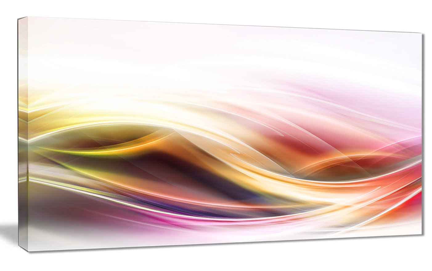 Design Art 'Elegant Light Color Pattern' Graphic Art on Wrapped Canvas ...