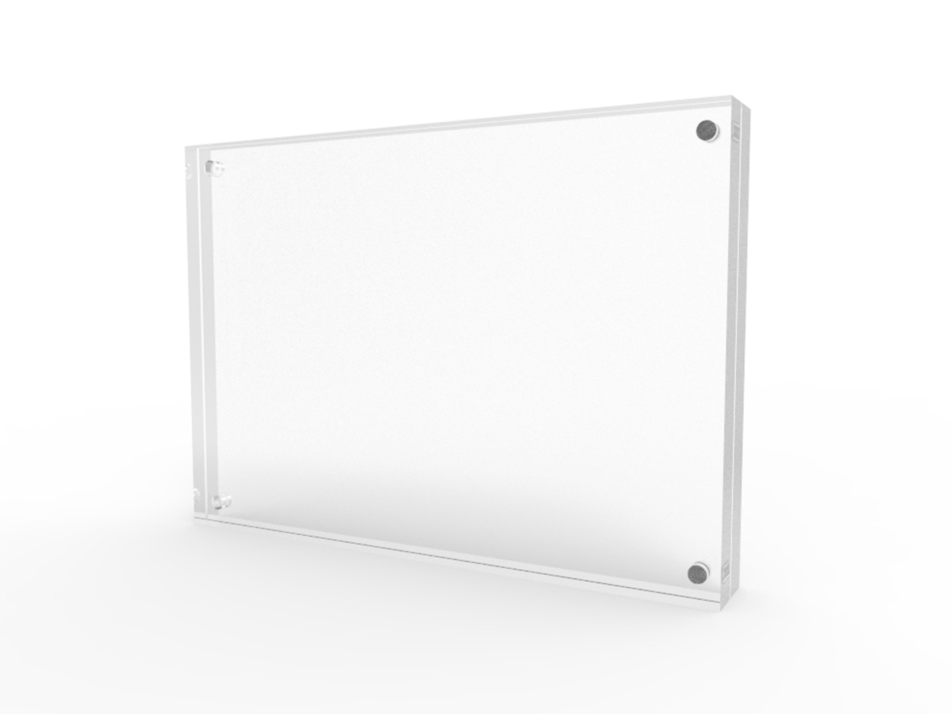Wrought Studio™ Otteridge 4" x 6" Matte Plastic Magnetic Frame in Clear ...