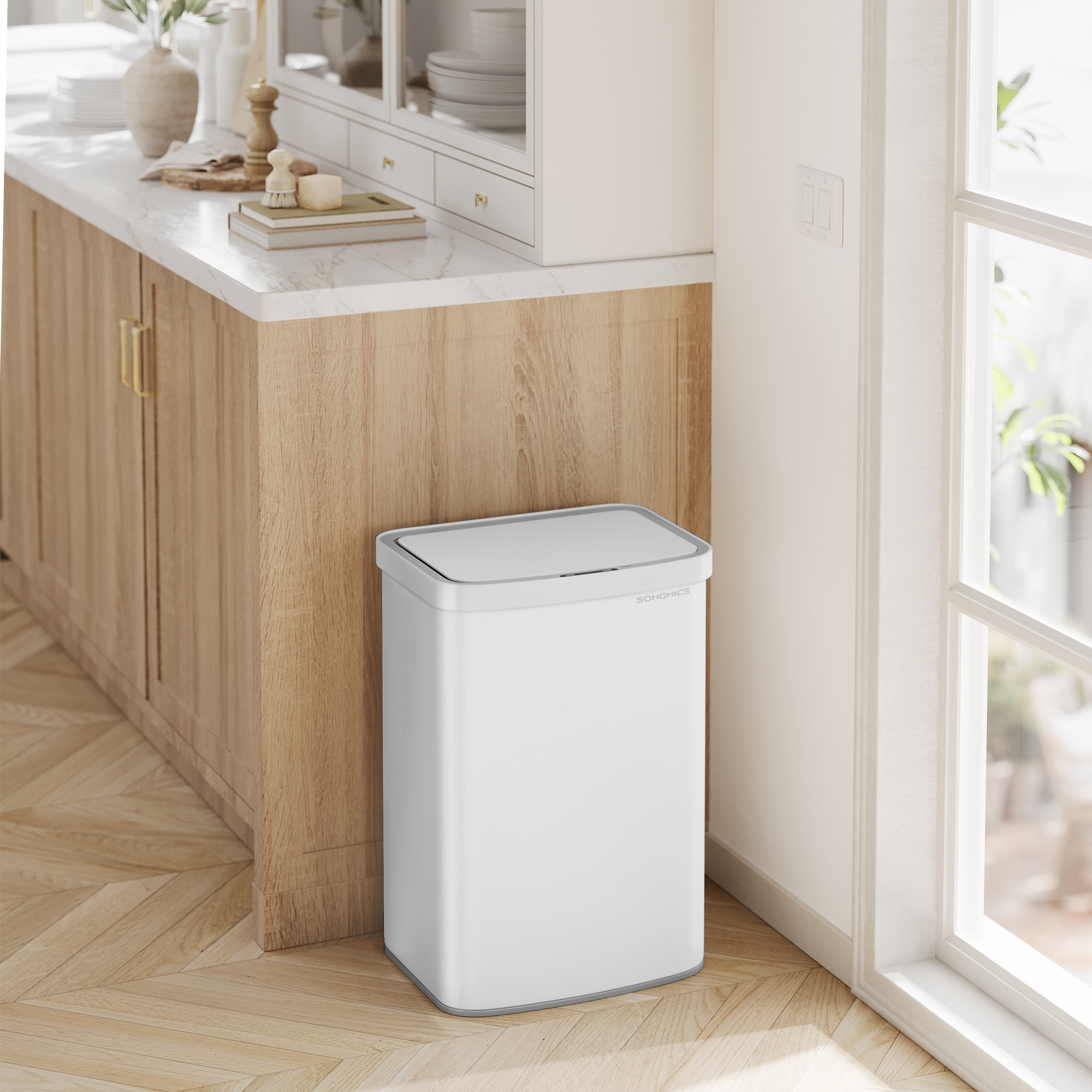 SONGMICS 50 Litre Motion Sensor Trash Can & Reviews | Wayfair.co.uk