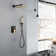 Designer Collection Wall Mounted Complete Shower System with Anti-Scald ...