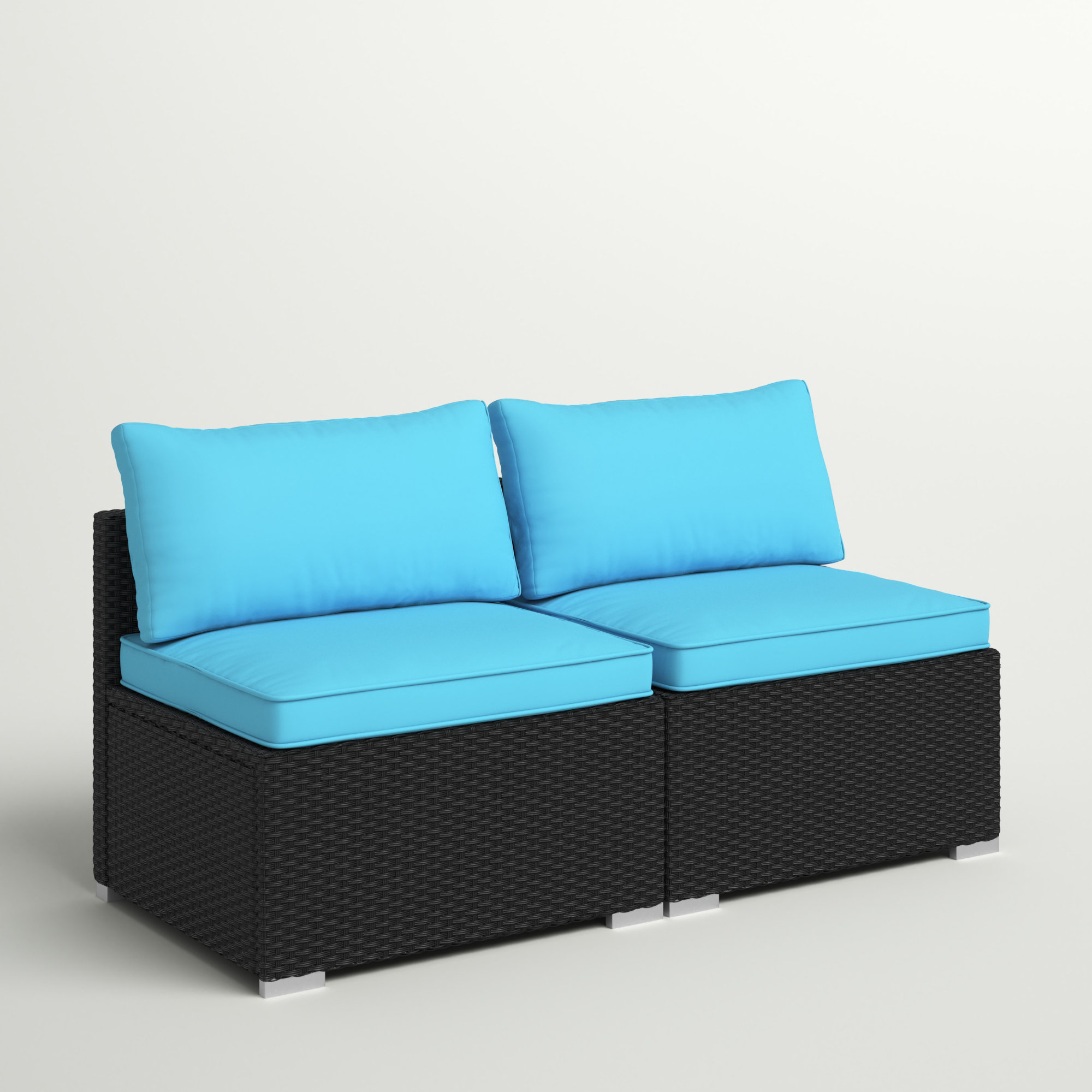 Sol 72 Outdoor™ Ronquillo 2 Piece Rattan Sofa Seating Group with ...