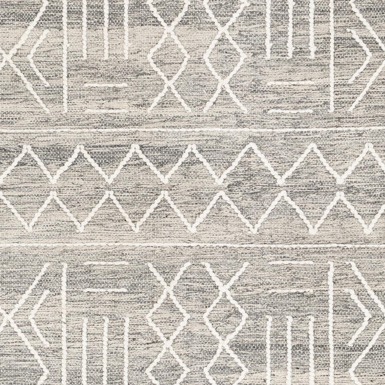 Alexandra Moroccan Hand-Tufted Wool Ash Gray Area Rug & Reviews | AllModern