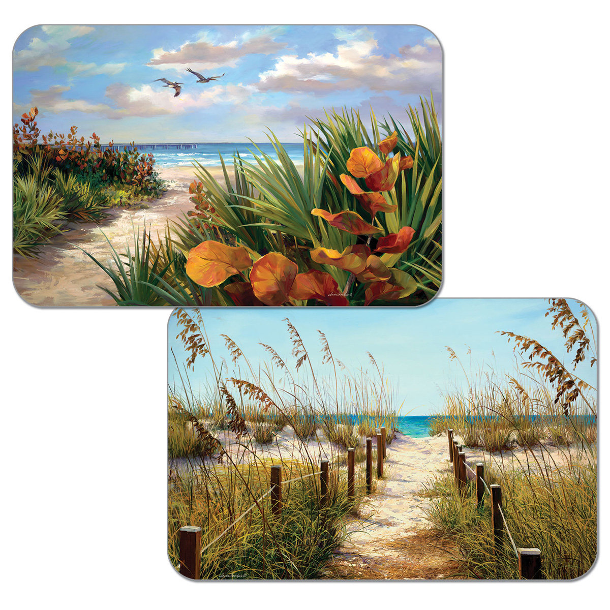 Highland Dunes Rametta Reversible Decofoam 4 Piece Placemat Set ...