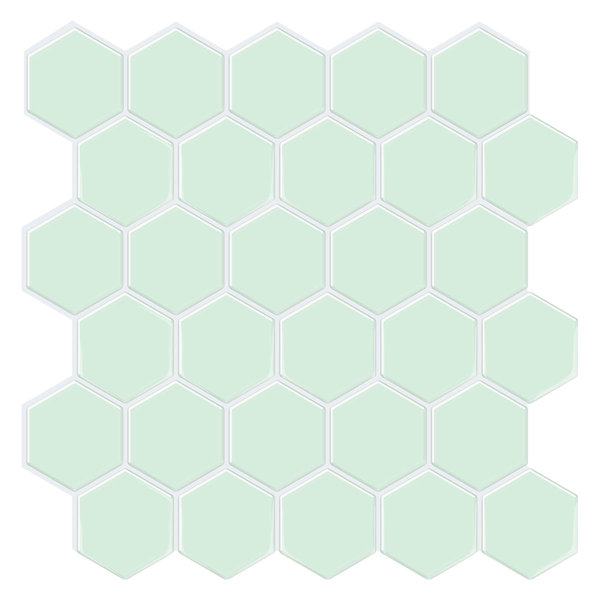 TicTacTiles Carreau hexagonal en PVC 12 po x 12 po et Commentaires ...