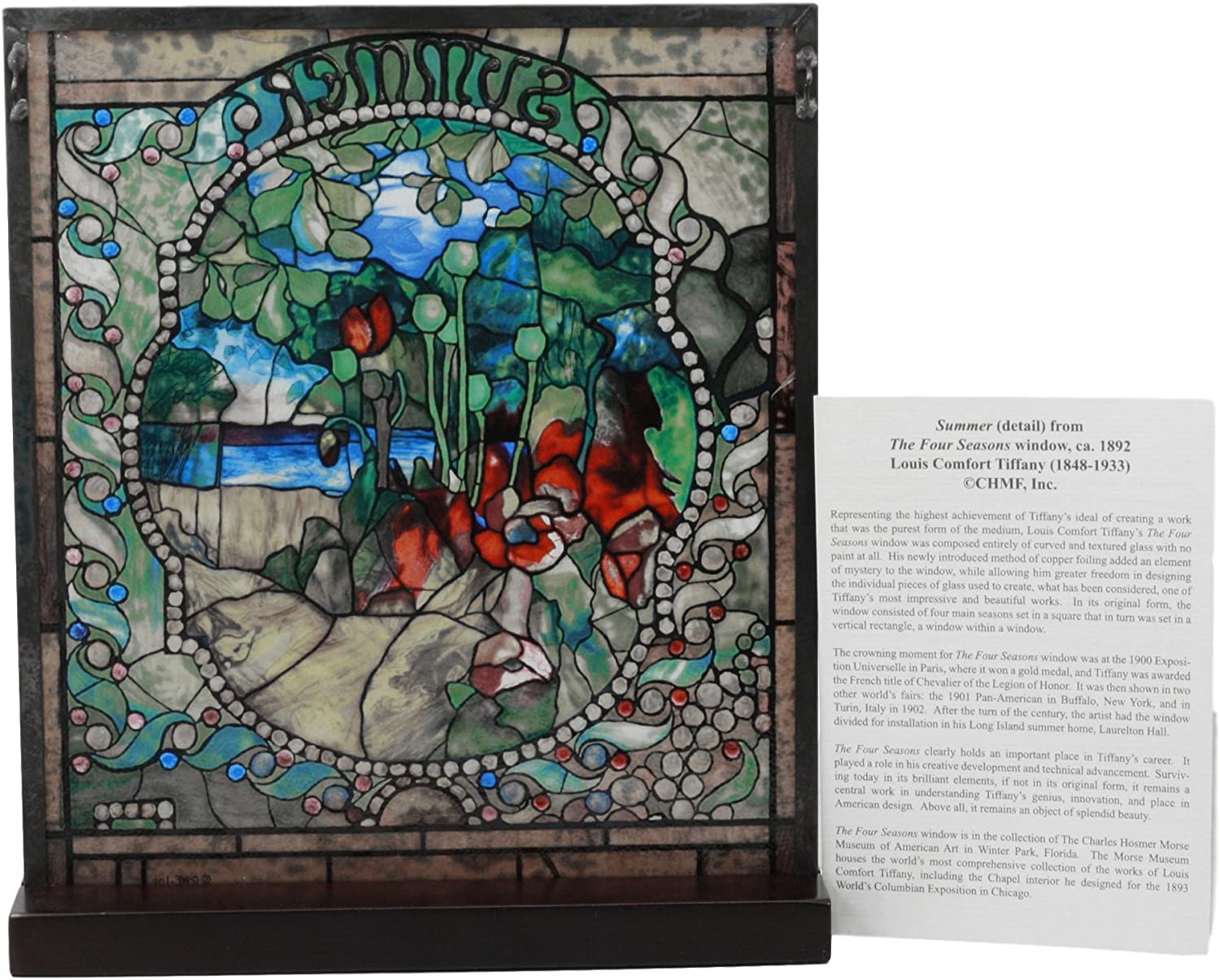 Bloomsbury Market Ebros Louis Comfort Tiffany Four Seasons Collection ...