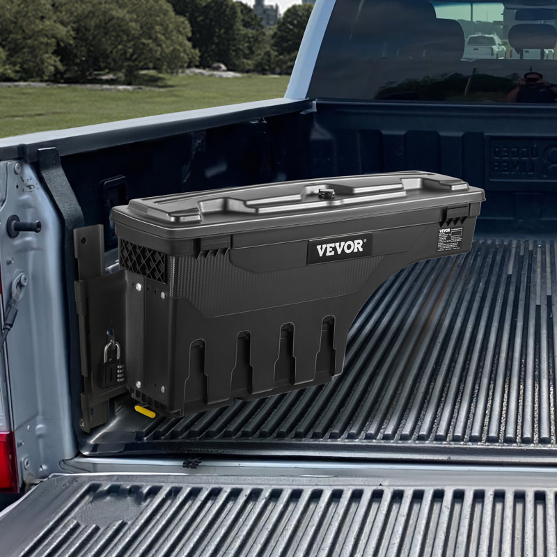 17 Stories Truck Bed Storage Box, Lockable Lid | Wayfair