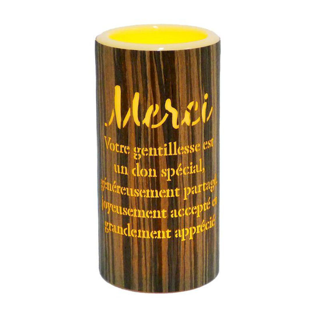 Trinx 6" LED Candle Avec Dire 'Merci' LED Candle - Wayfair Canada