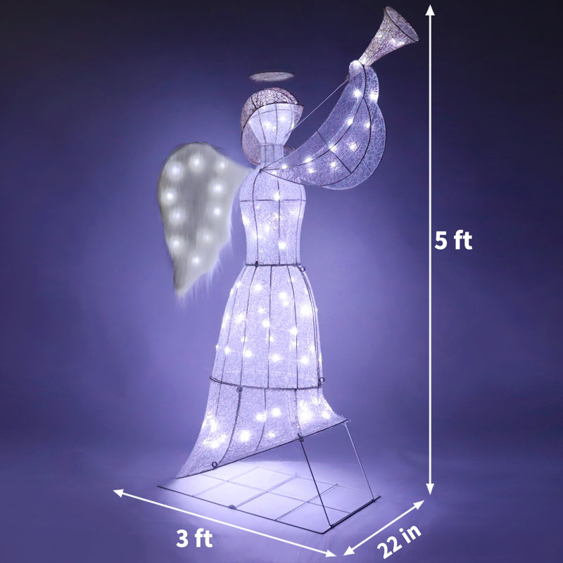 Joiedomi Cotton Angel Lighted Display | Wayfair