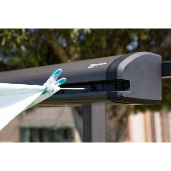 Daytek Steel Retractable Clothesline with Steel Post & Reviews | Wayfair