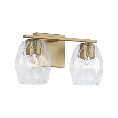 2 Light Brushed Nickel Bathroom Vanity Lighting You'll Love | Wayfair
