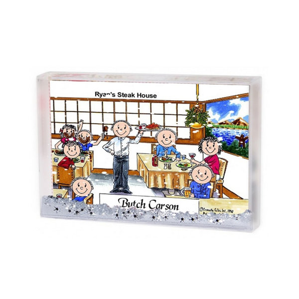 Printed Perfection Personalized Waiter MINI Snow Globe Frame Gift | Wayfair