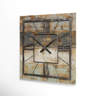 Wade Logan® Weston Square Wood Panel Farmhouse Wall Clock & Reviews ...