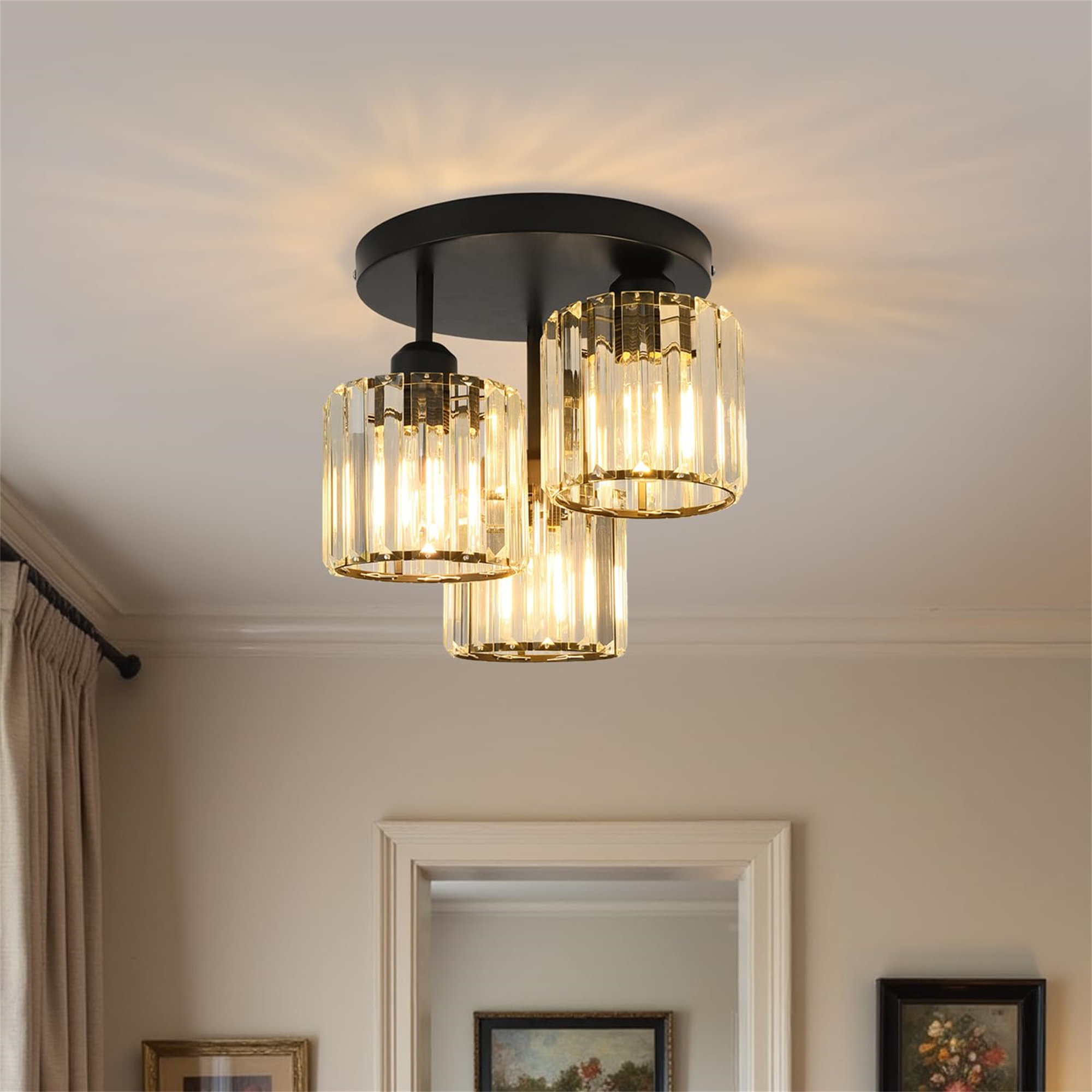 Fairmont Park 3 Light Fitting,Kitchen Lights Ceiling | Wayfair.co.uk