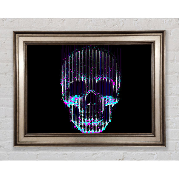 Bright Star Distorted Skull - Single Picture Frame Art Prints | Wayfair ...