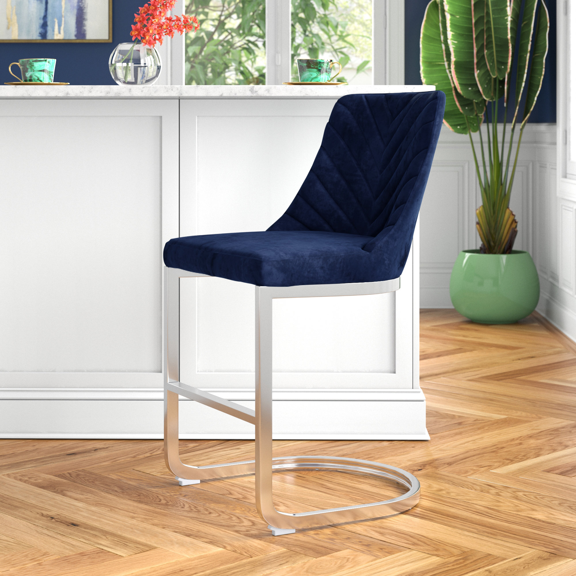 Etta Avenue™ Larissa 25.5'' Counter Stool & Reviews | Wayfair