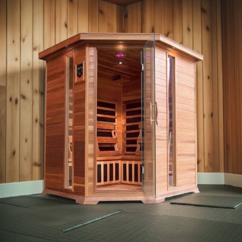SunRay Saunas 4 Person FAR Infrared Sauna & Reviews | Wayfair