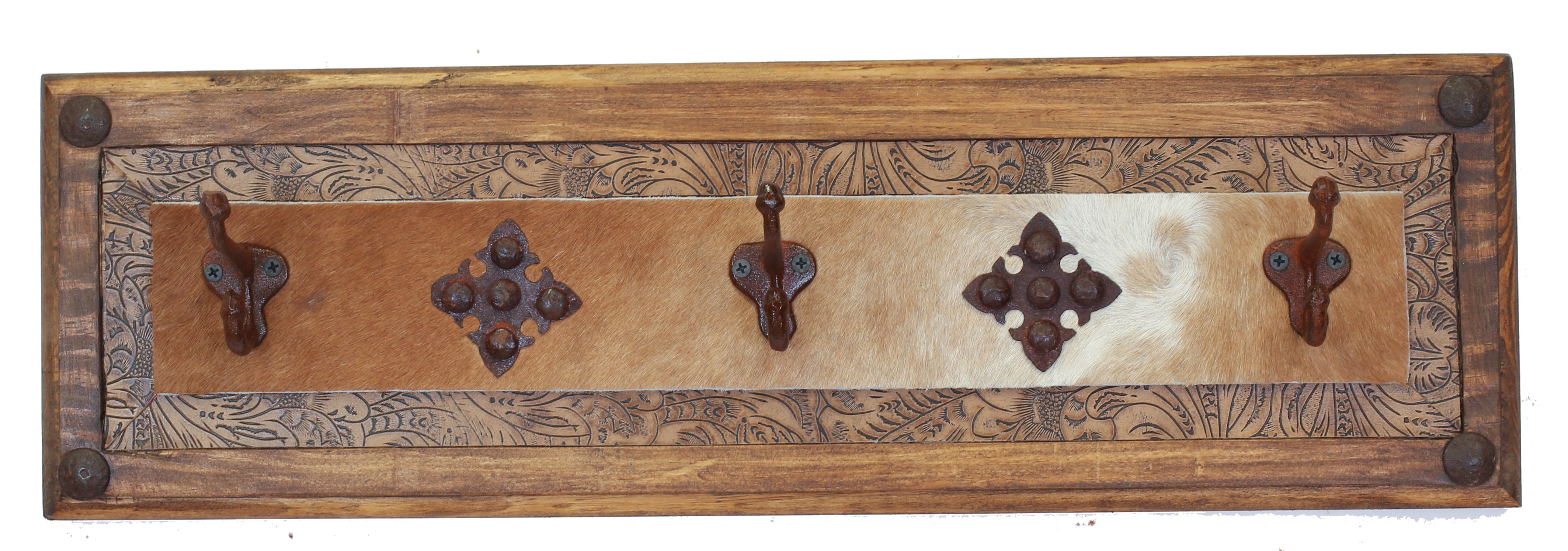 Millwood Pines Leflore Cowhide Hat Rack & Reviews | Wayfair