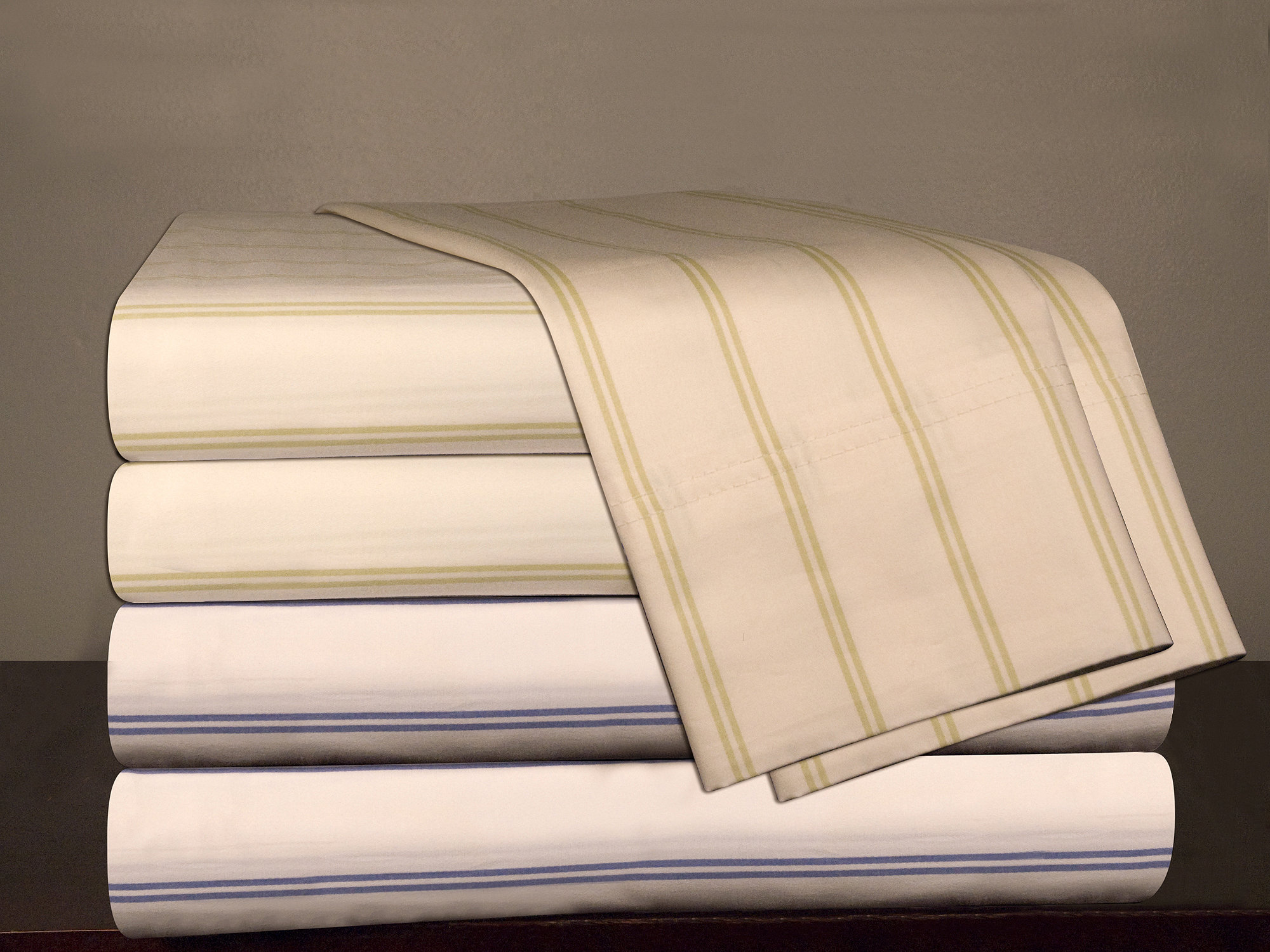 Pointehaven 300 Thread Count Stripe Sheet Set | Wayfair