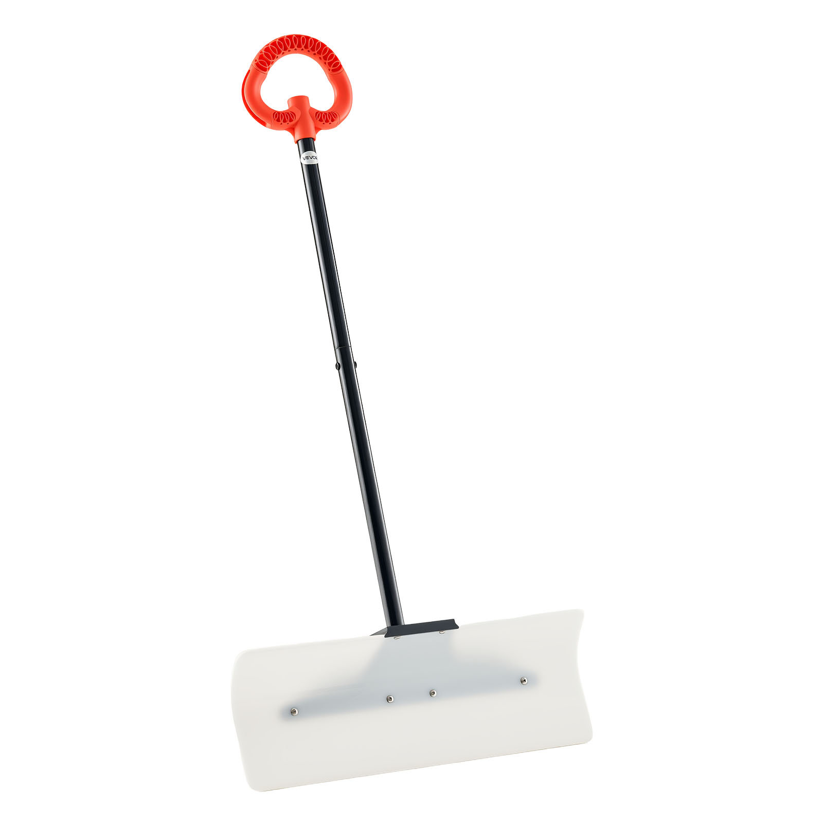 Latitude Run® Plastic Snow Pusher Shovel 48in Heavy Duty Snow Plow for Driveway Ergonomic Grip ...