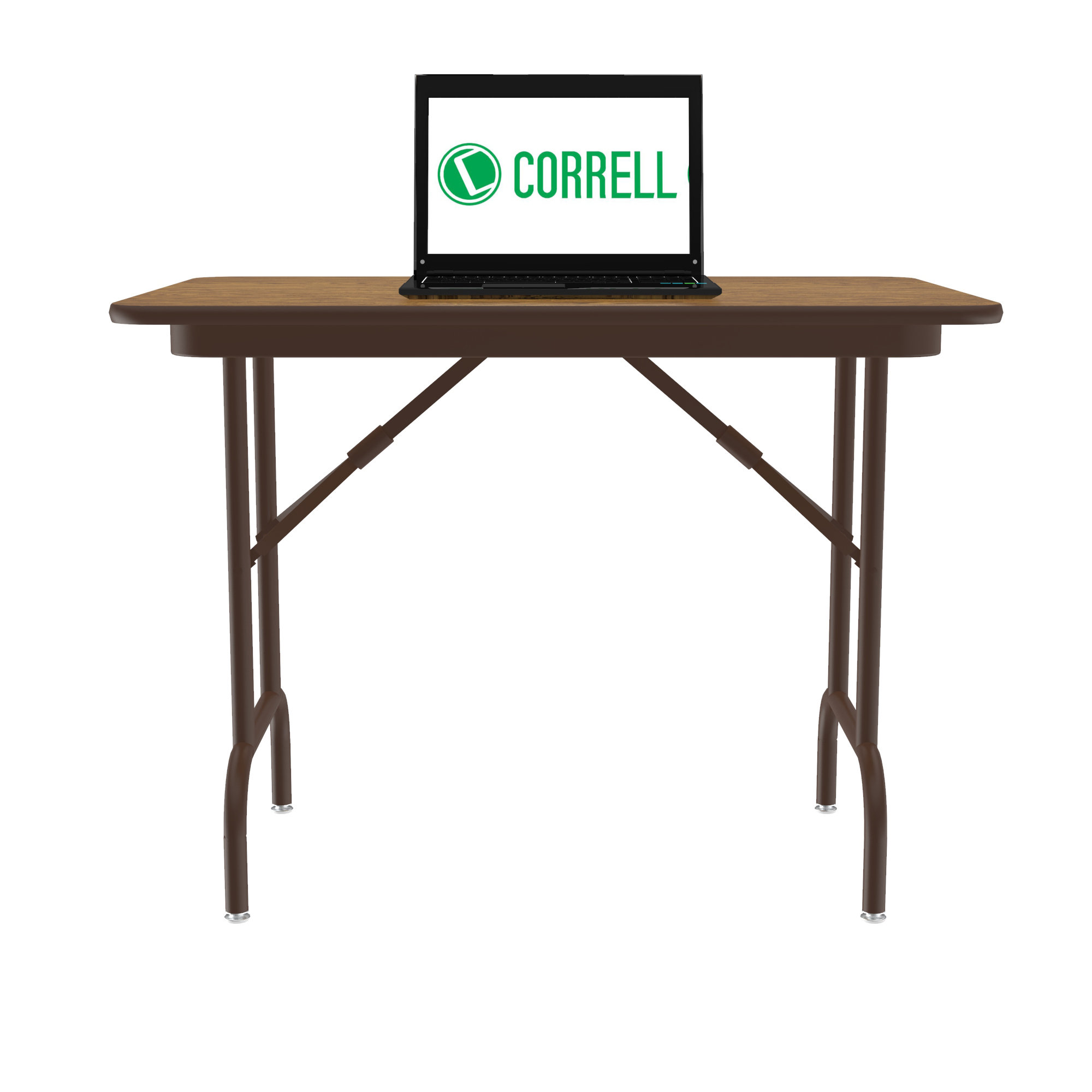 Correll, Inc. Correll 24x48 Commercial Folding Table, 26.5 Ergonomic ...