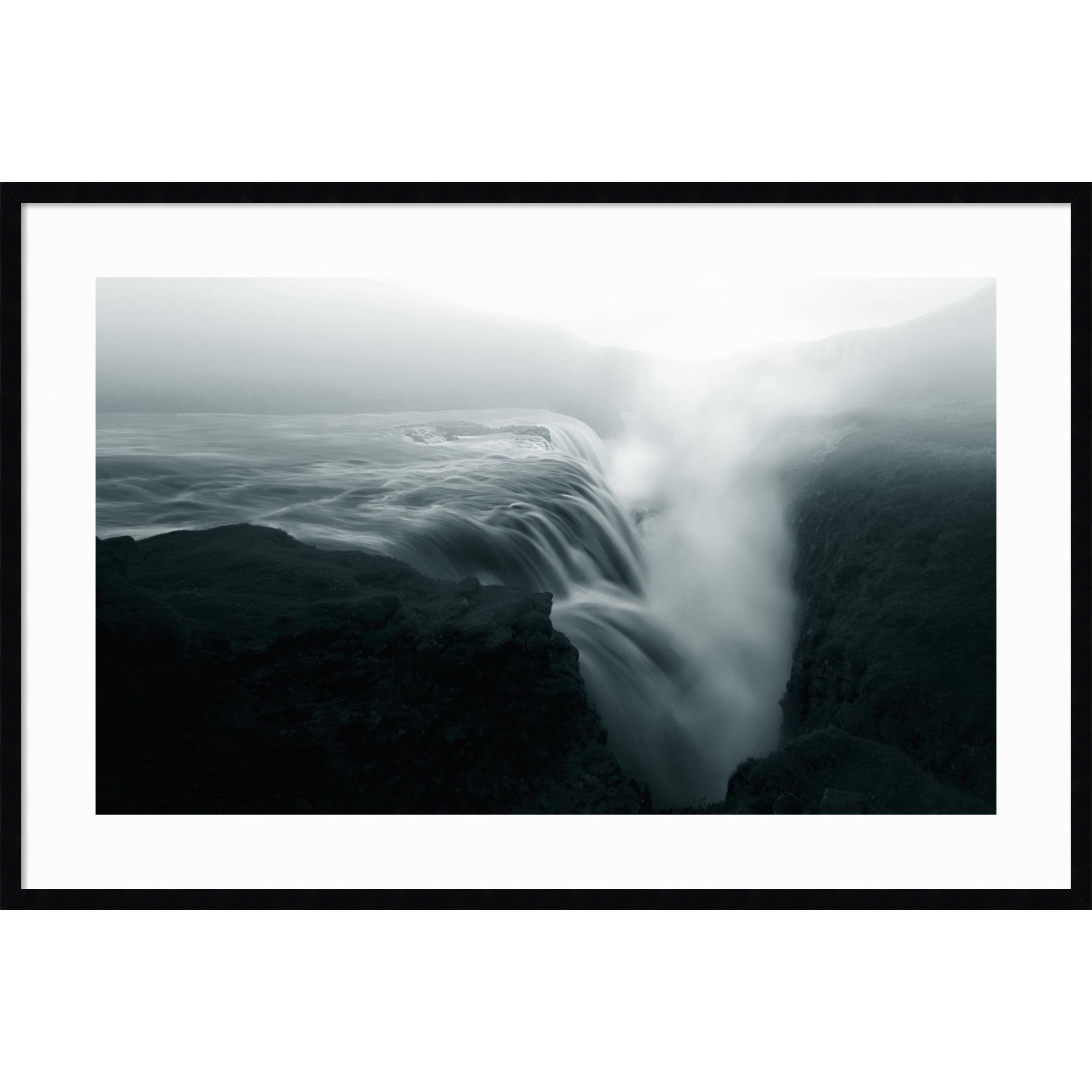 AllModern Waterfall Beauty in Nature by Larry Deng - Picture Frame ...