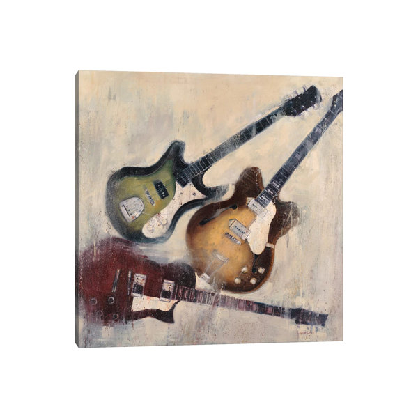 Rosalind Wheeler Guitars I by Joseph Cates - Wrapped Canvas Gallery ...