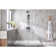 Avora Bath Calcutta Marble Acrylic Alcove Shower System | Wayfair