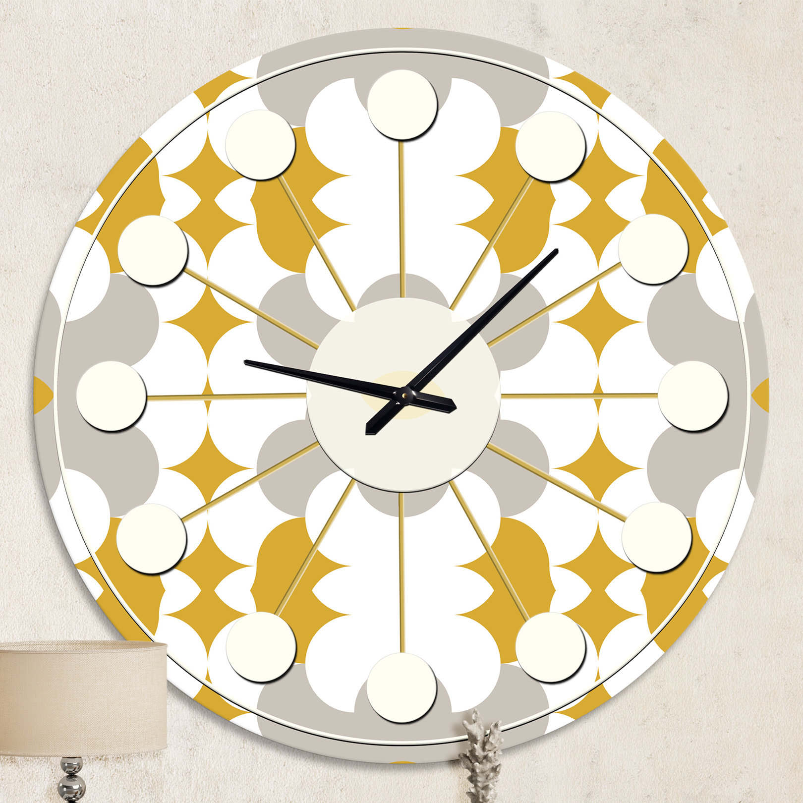 East Urban Home Retro Abstract Design XIII - Mid-Century Modern wall ...