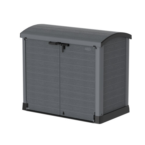 Duramax Arc Lid Rattan Horizontal Garbage Shed & Reviews | Wayfair