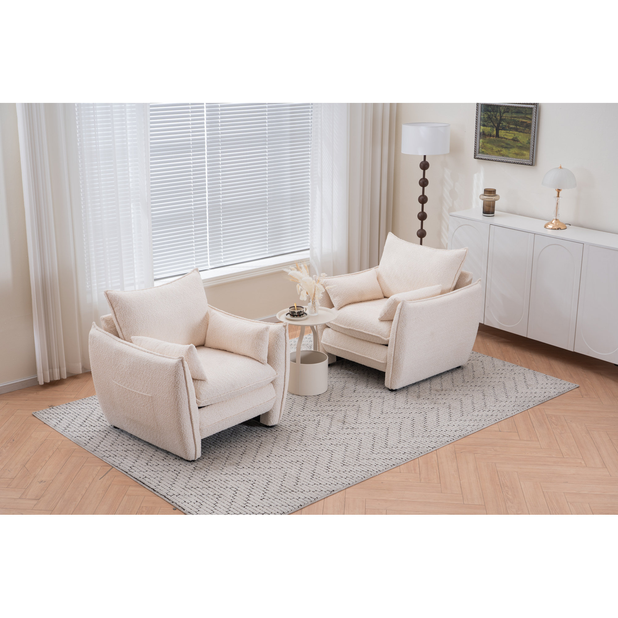 Hokku Designs Ergonomic Comfort Chenille Modern Flair Dining Chair ...