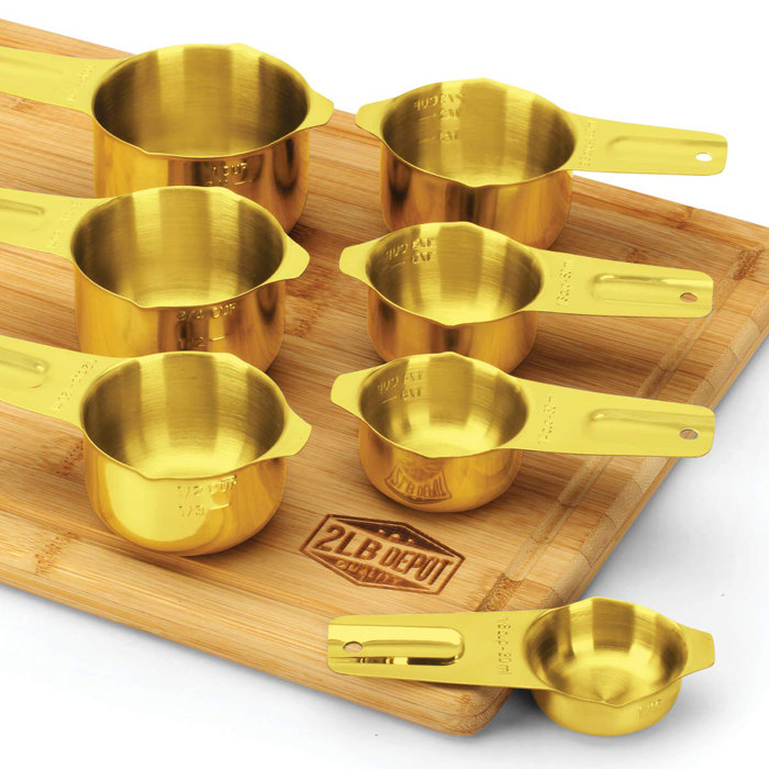 2LB Depot 7 -Piece Stainless Steel Measuring Cup Set | Wayfair