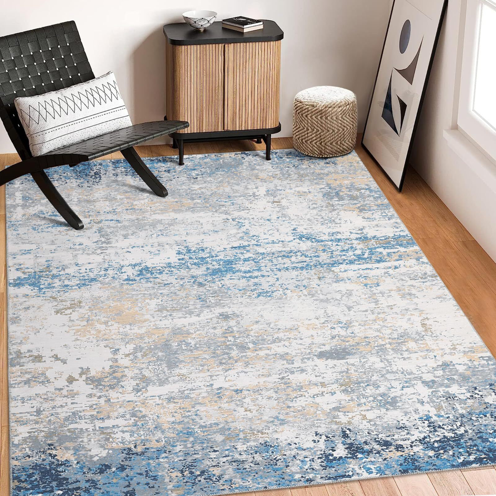 Wade Logan® Chenea 9X12 Large Rug Modern Abstract Rug 9X12 Area Rug ...