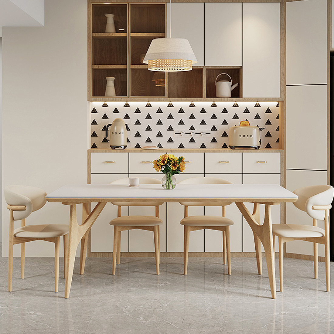 Corrigan Studio Modern Simple Rectangular Dining Table - Wayfair Canada