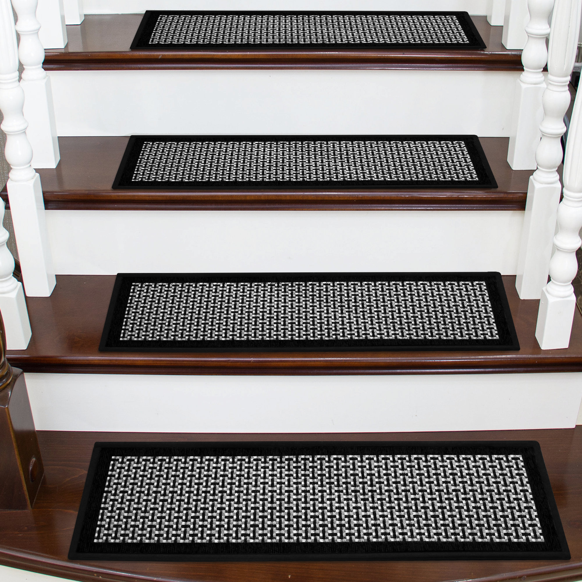 Latitude Run® Non-slip Carpet Stair Treads Indoor Rubber Rugs & Reviews ...