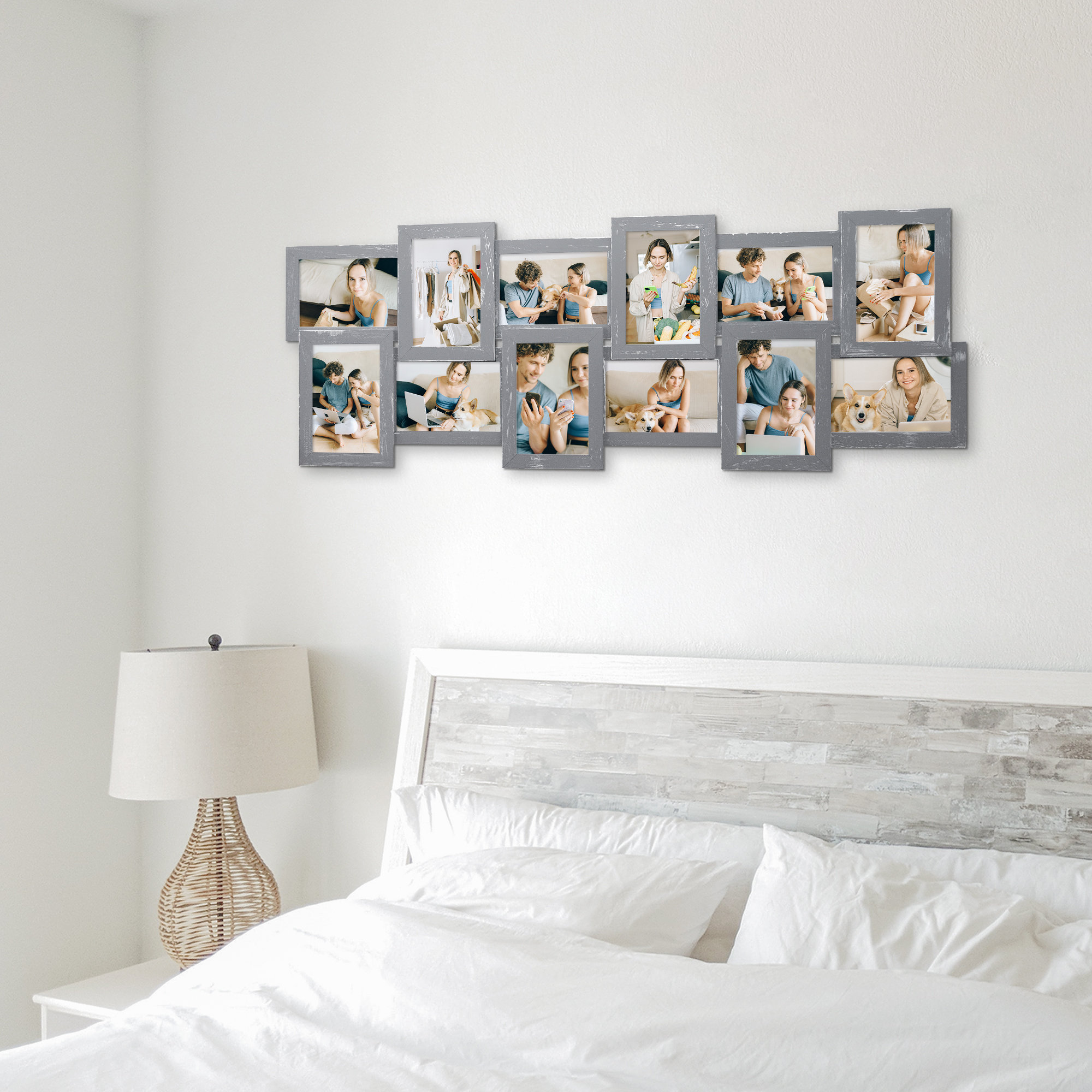 Ebern Designs Meibos 12 Opening Picture Frame Gallery Wall Picture ...