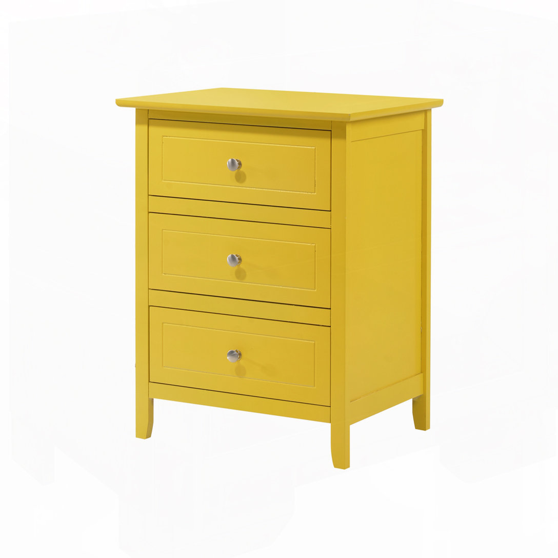 Lark Manor™ Modern Yellow Nightstand | Wayfair