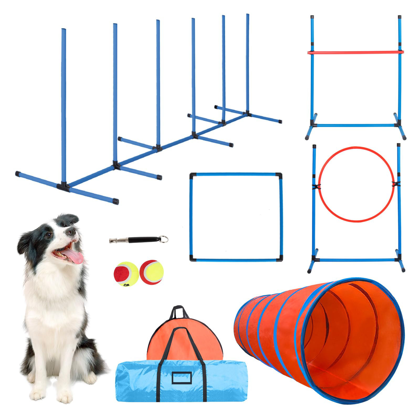 ATCHISON Dog Agility Equipment Includes Adjustable High Hurdle | Wayfair