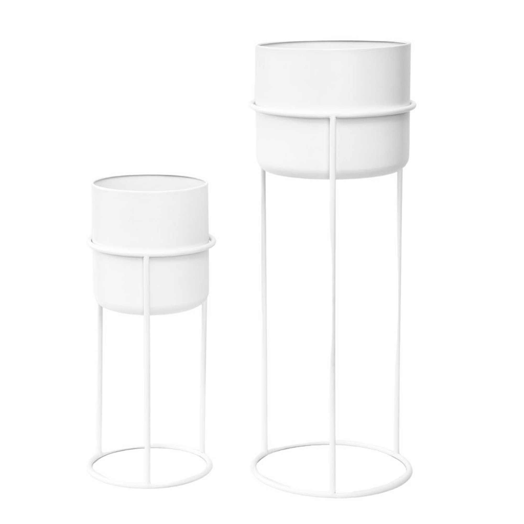 Latitude Run® 2-Piece Iron Cachepot Set - Wayfair Canada