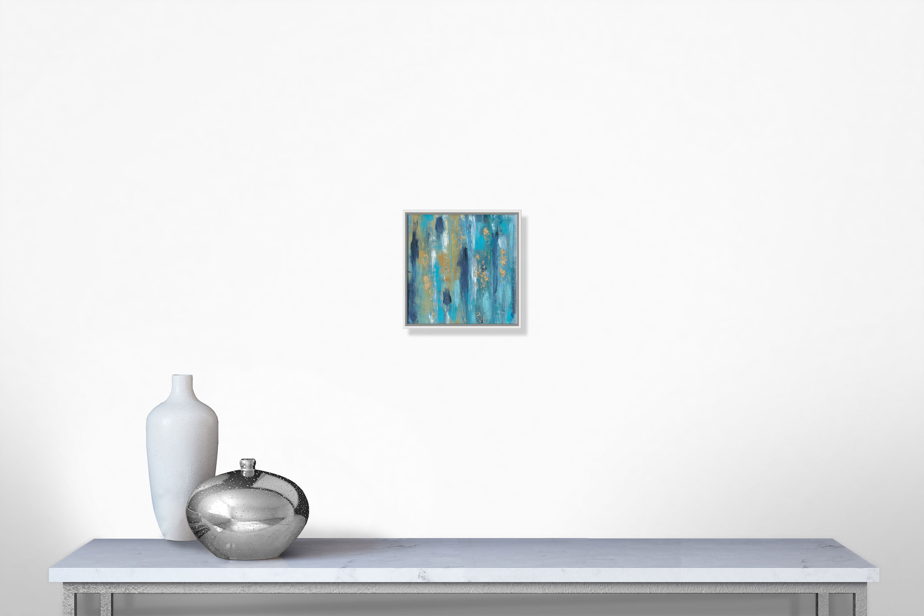 Casa Fine Arts 'Through the Shimmer' Floater Frame Painting Print on ...