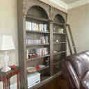 Rosalind Wheeler Camoya 94" H x 80" W Library Bookcase & Reviews | Wayfair